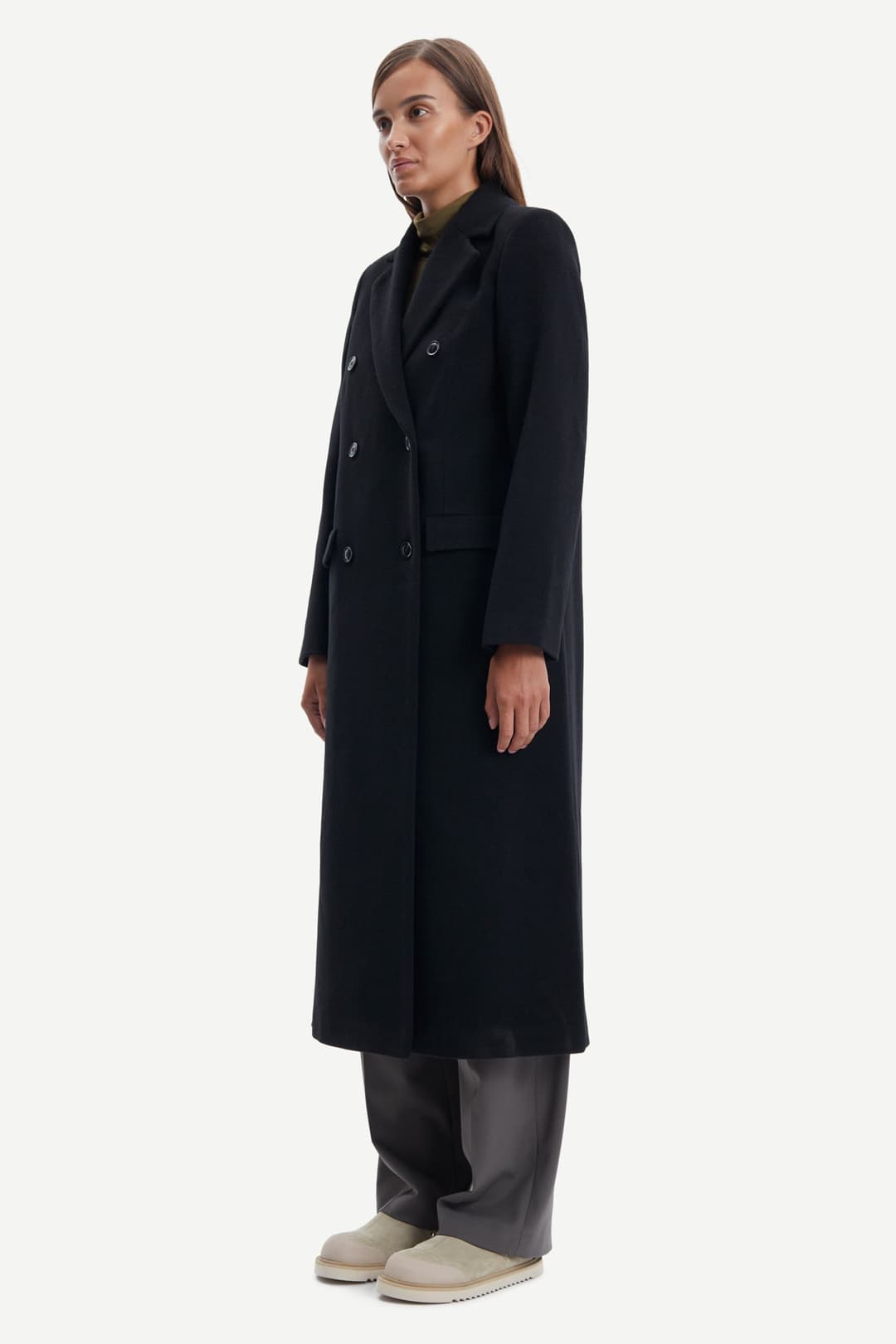 Falcon coat 11104 Black | Samsøe Samsøe®